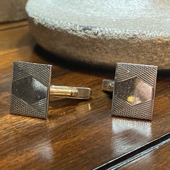 SWANK | Accessories | Vintage Swank Sterling Silver Rectangular Cuff ...